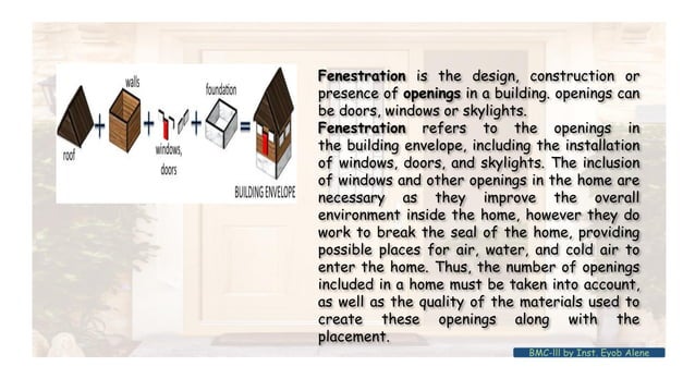 Door and window fenestration system | PPT