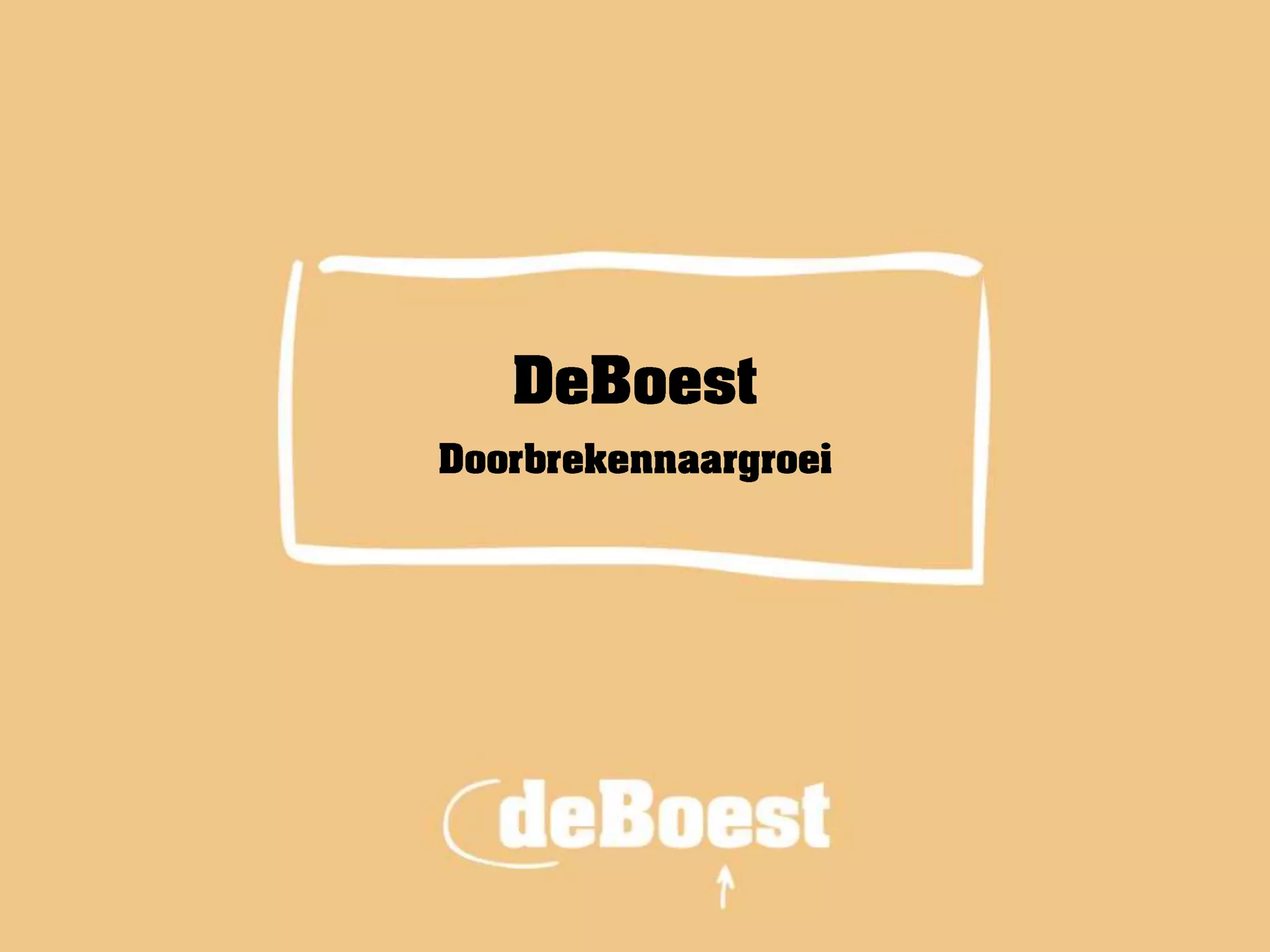 Doorbraak Management Doorbreken naar stabiele groei voor Start Up's en SME companies | PPT