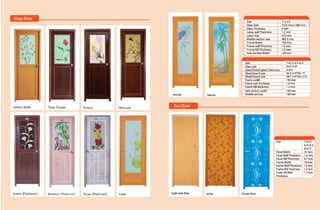 Door catalogue (export) | PDF
