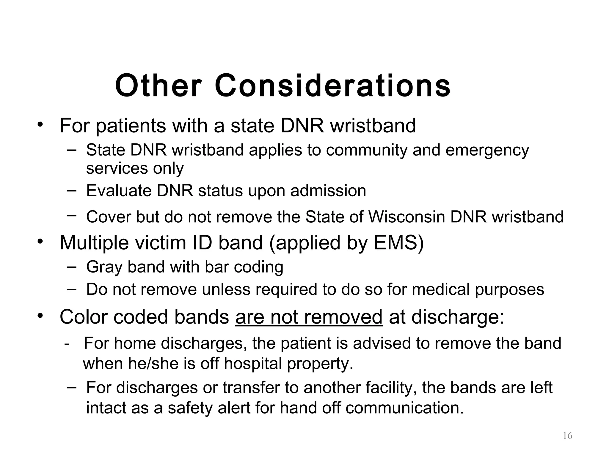 Color of Safety Wristbands | PPT