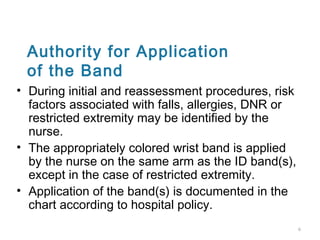 Color of Safety Wristbands | PPT