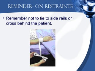 Patient Restraints | PPT | Free Download
