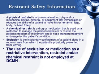 Patient Restraints | PPT