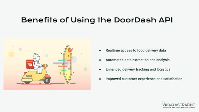 DoorDash API Streamlining Food Delivery Data Extraction.pptx | Free Download