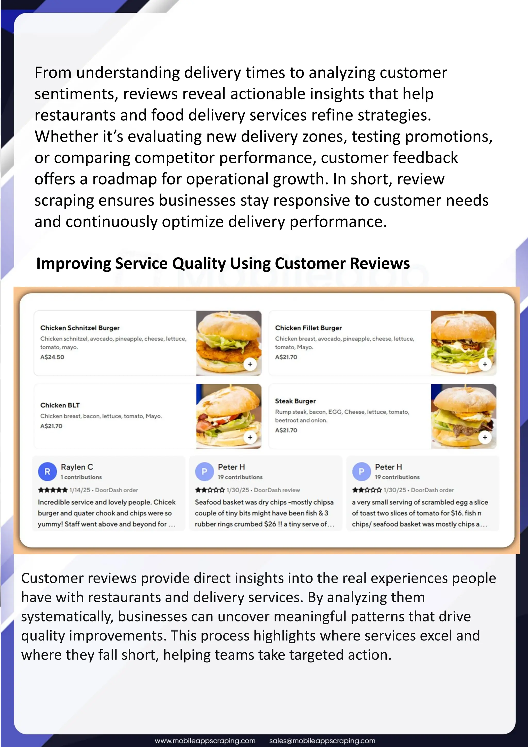 DoorDash Review Scraping to Track Delivery Speed and Service.pdf