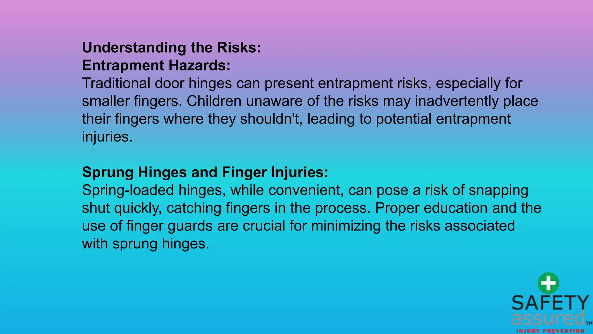 Door Finger Guards Navigating Common Injuries and Risks.pptx