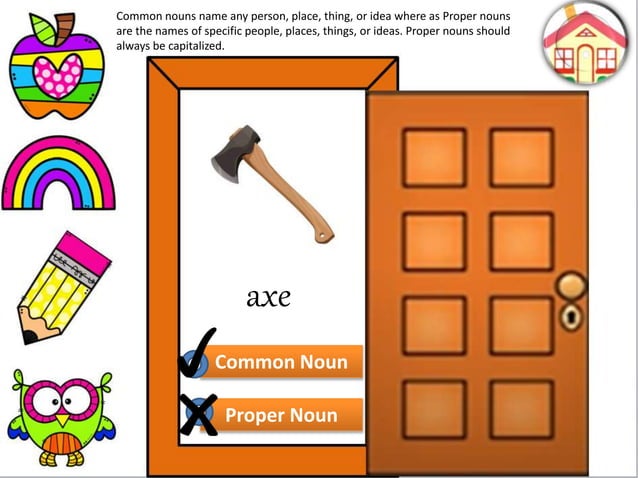 Door game on common & proper nouns | PPT