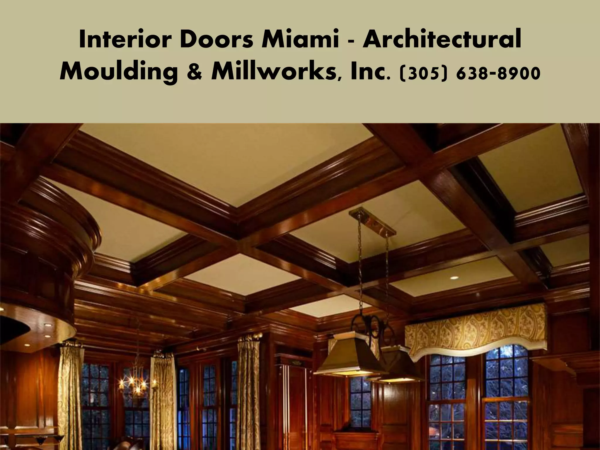 Crown Molding Miami | PPTX