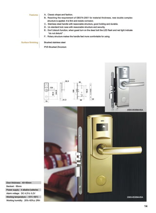 BE-TECH door lock brochure_v2011 | PDF
