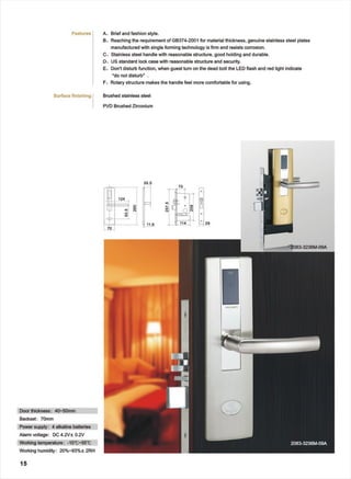 BE-TECH door lock brochure_v2011 | PDF