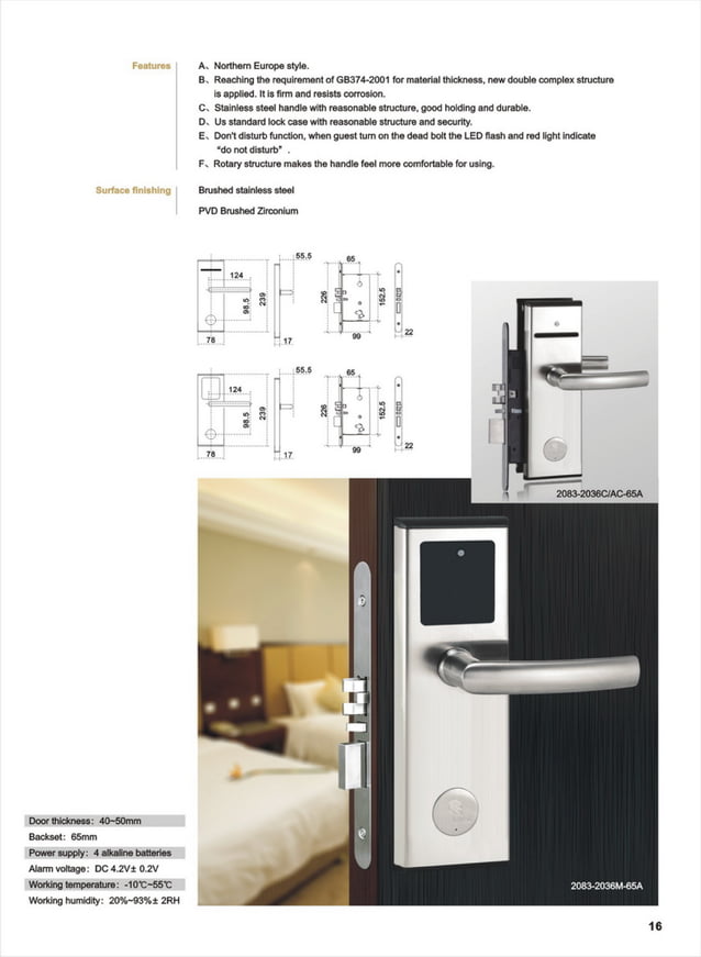 BE-TECH door lock brochure_v2011 | PDF
