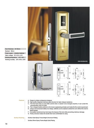 BE-TECH door lock brochure_v2011 | PDF