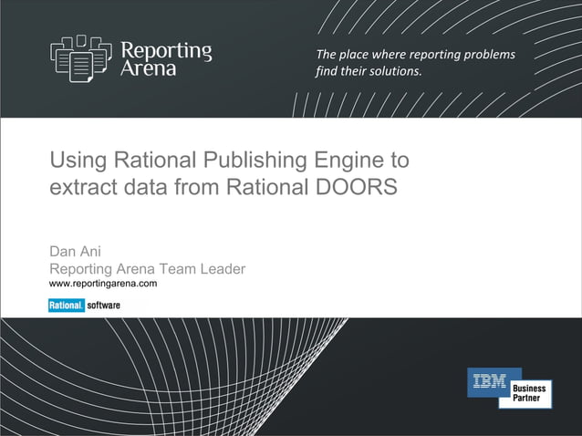 Rational Publishing Engine with Rational DOORS | PPT | Desktop ...
