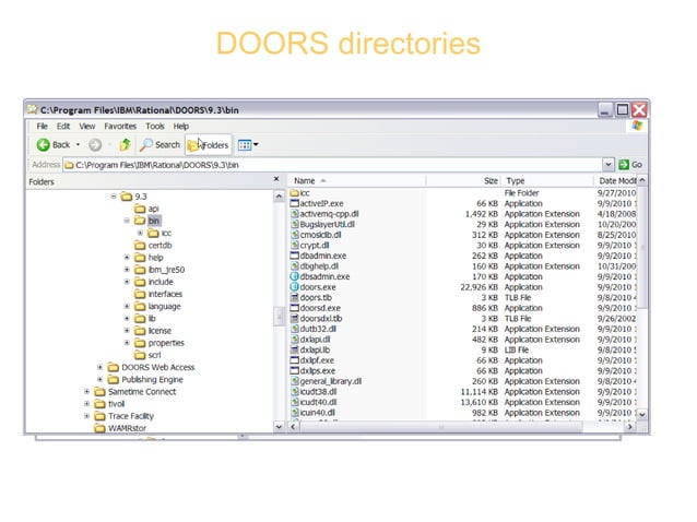 Dynamic Object-Oriented Requirements System (DOORS) | PPT | Databases | Computer Software and ...