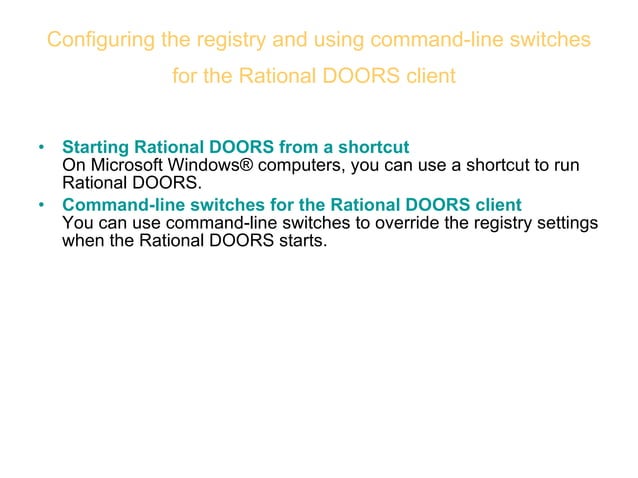 Dynamic Object-Oriented Requirements System (DOORS) | PPT Dynamic Object-Oriented Requirements System (DOORS) | PPT