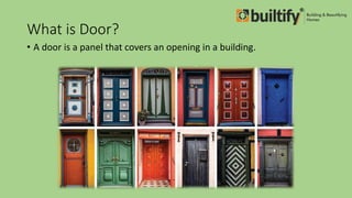 Doors and it's types | PPTX
