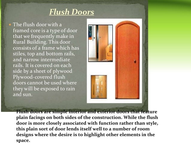 Doors and windows | PPT