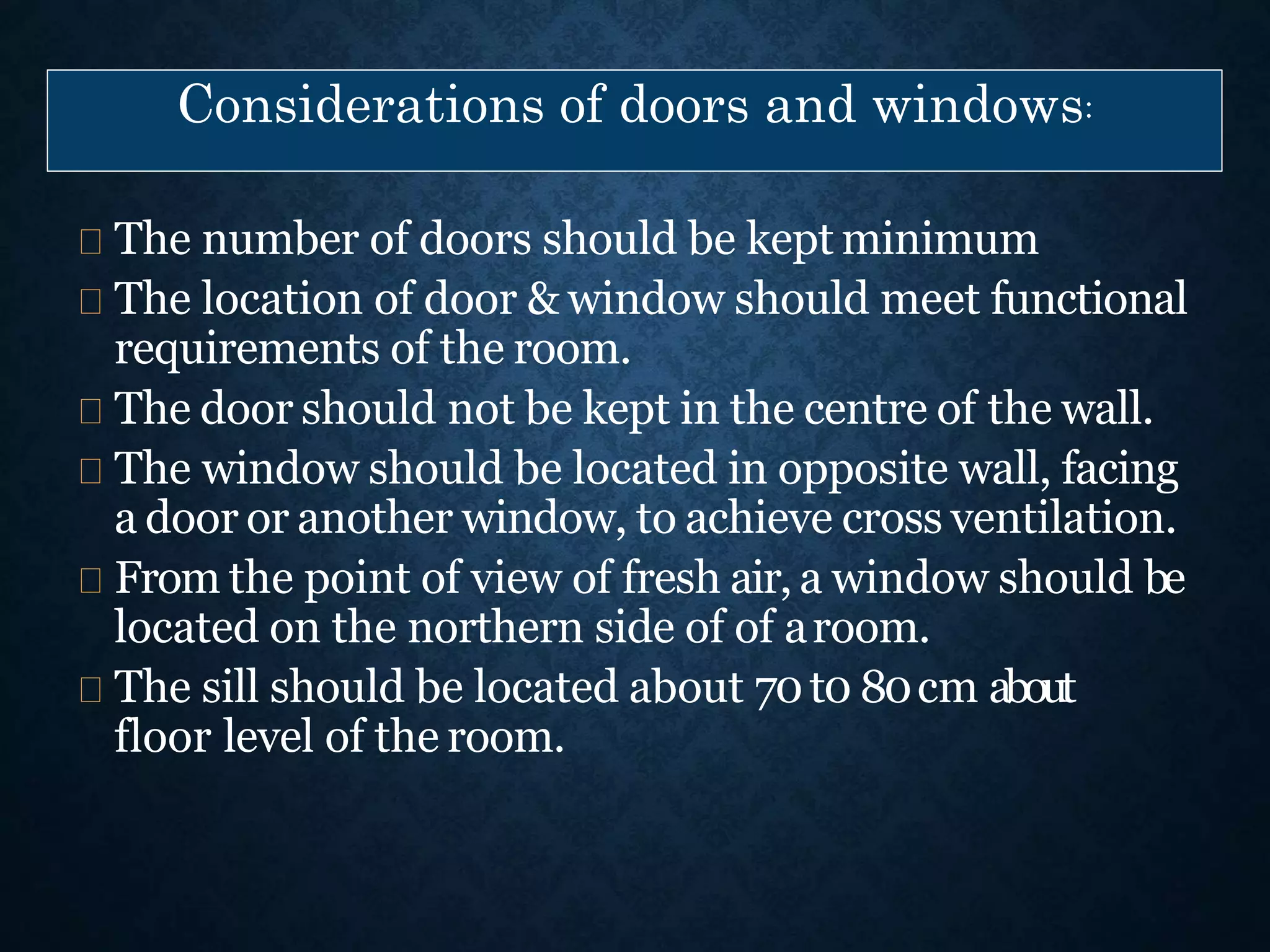 Doors and windows | PPTX