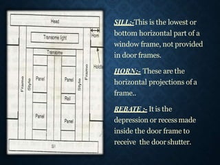 Doors and windows | PPTX