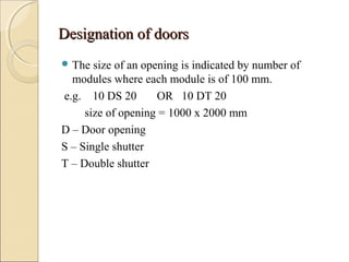 Doors and windows (2000) | PPT