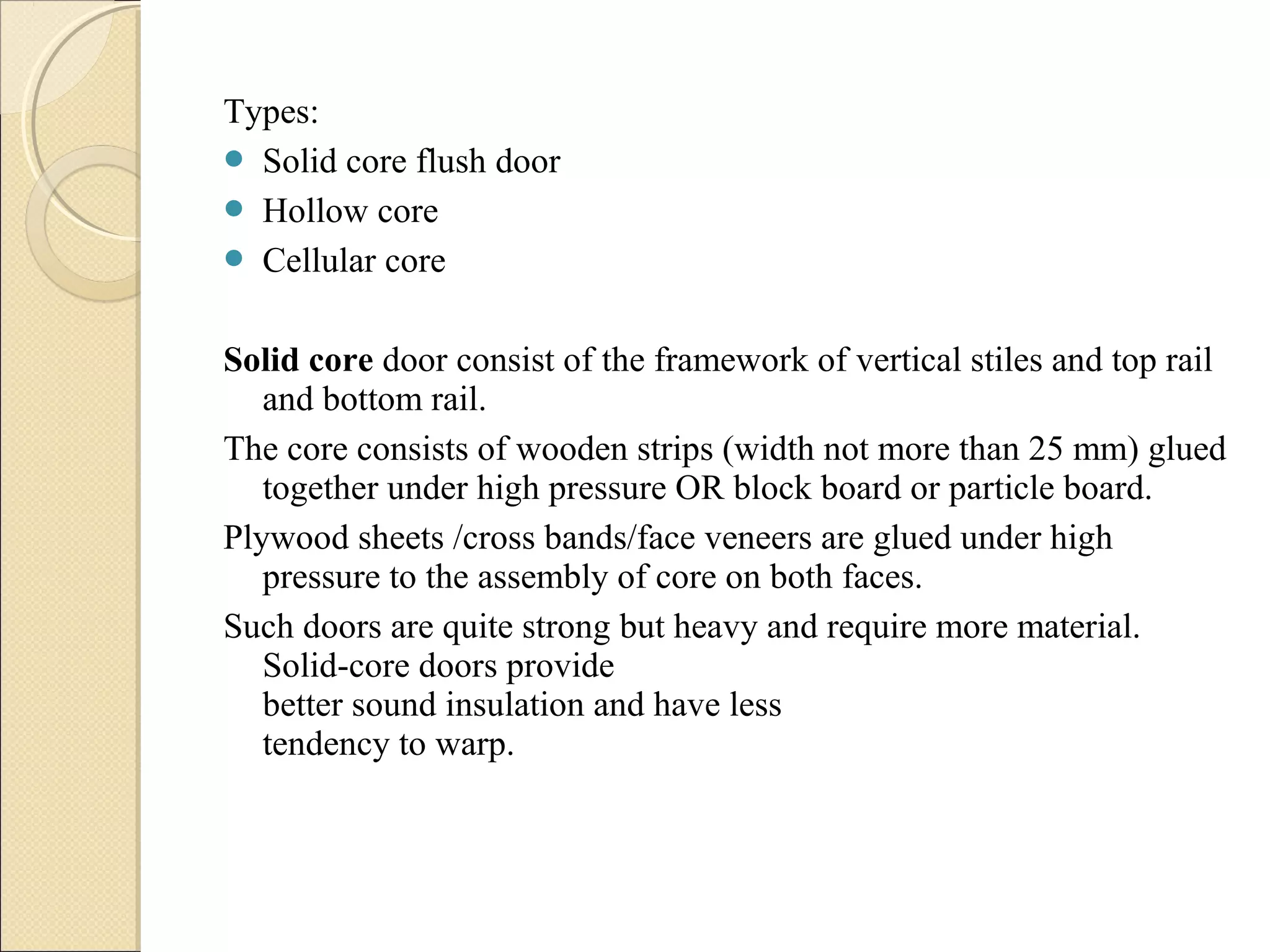 Doors and windows | PPT