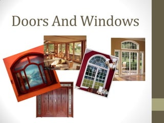 Doors and windows | PPT