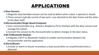door security alarm circuit - electronics projects | PPTX