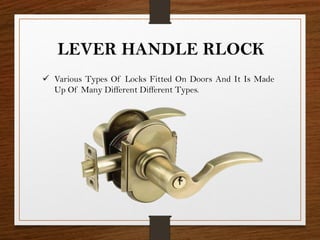 Doors & window fixture | PDF