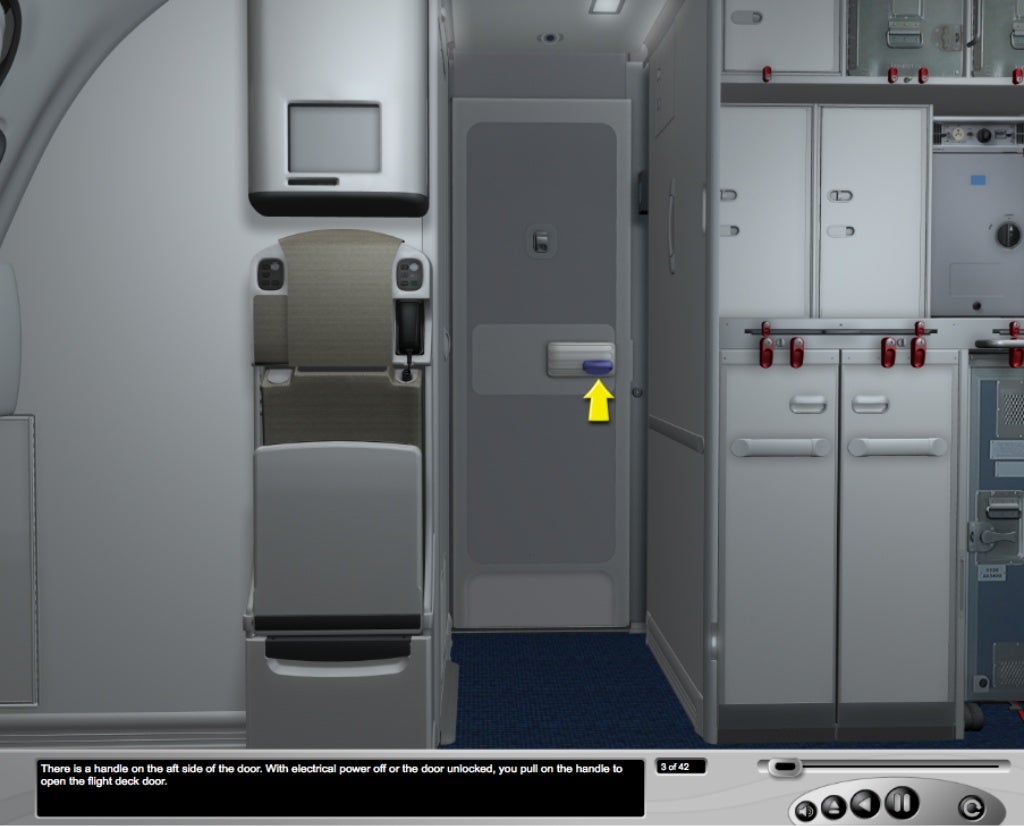 B787 Doors, slides y evacuation equipment
