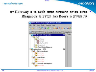 DOORS Rhapsody integration via Gateway | PPT