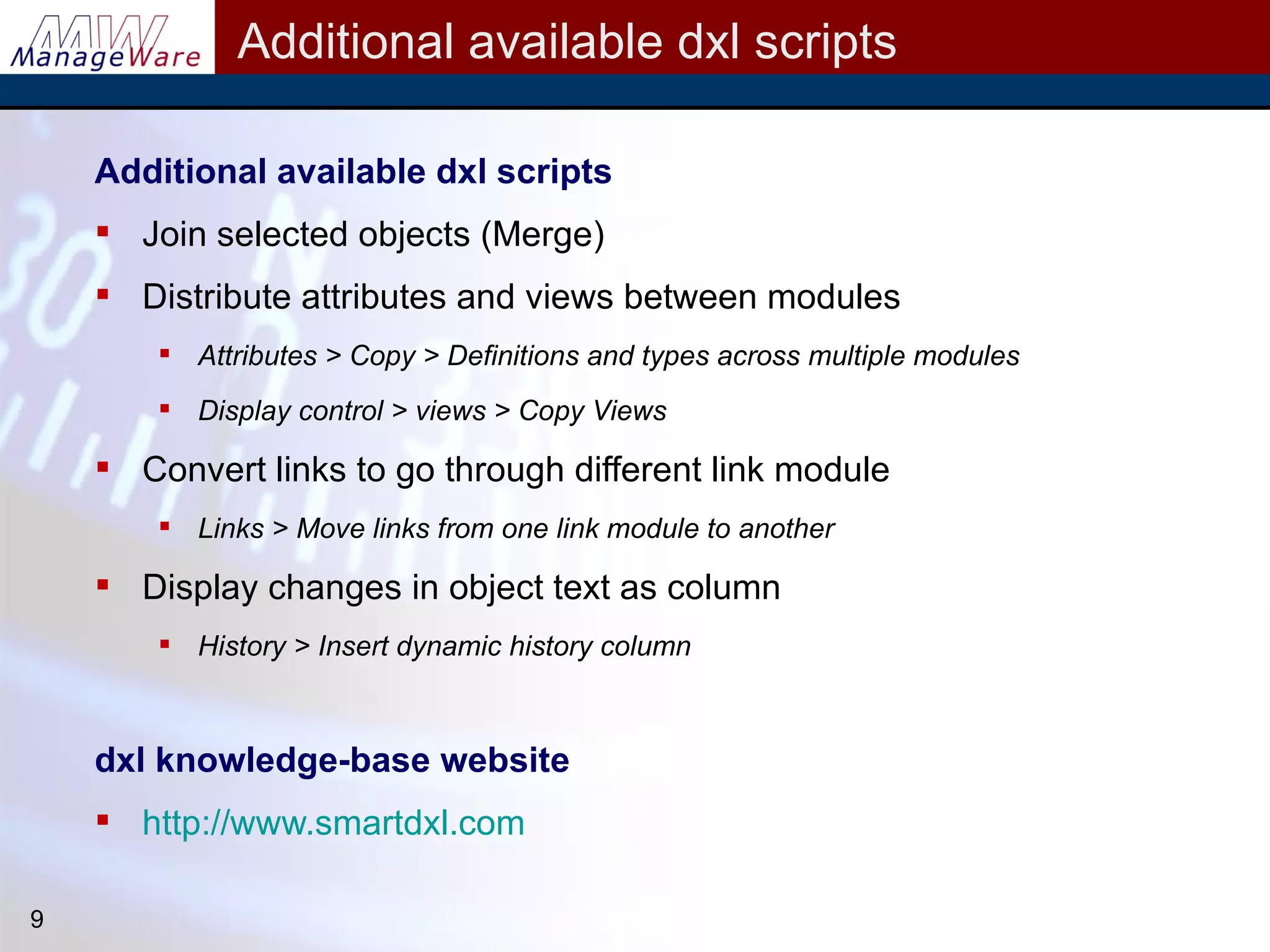 DOORS Tips and Tricks | PPT