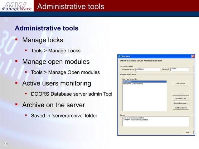 DOORS Tips and Tricks | PPT | Desktop Publishing | Computer Software ...