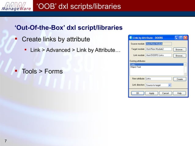 DOORS Tips and Tricks | PPT | Desktop Publishing | Computer Software ...