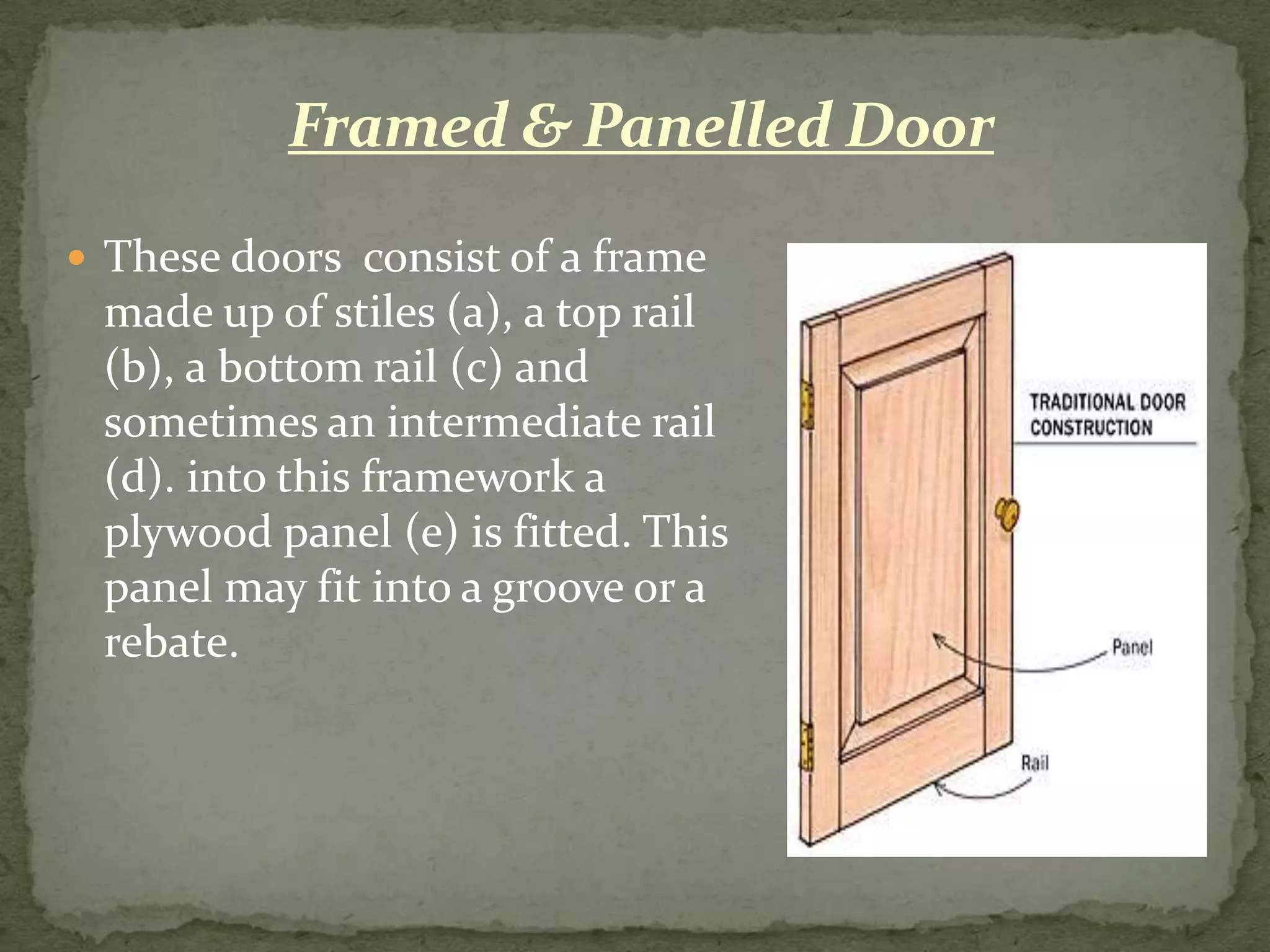 Doors & windows | PPTX