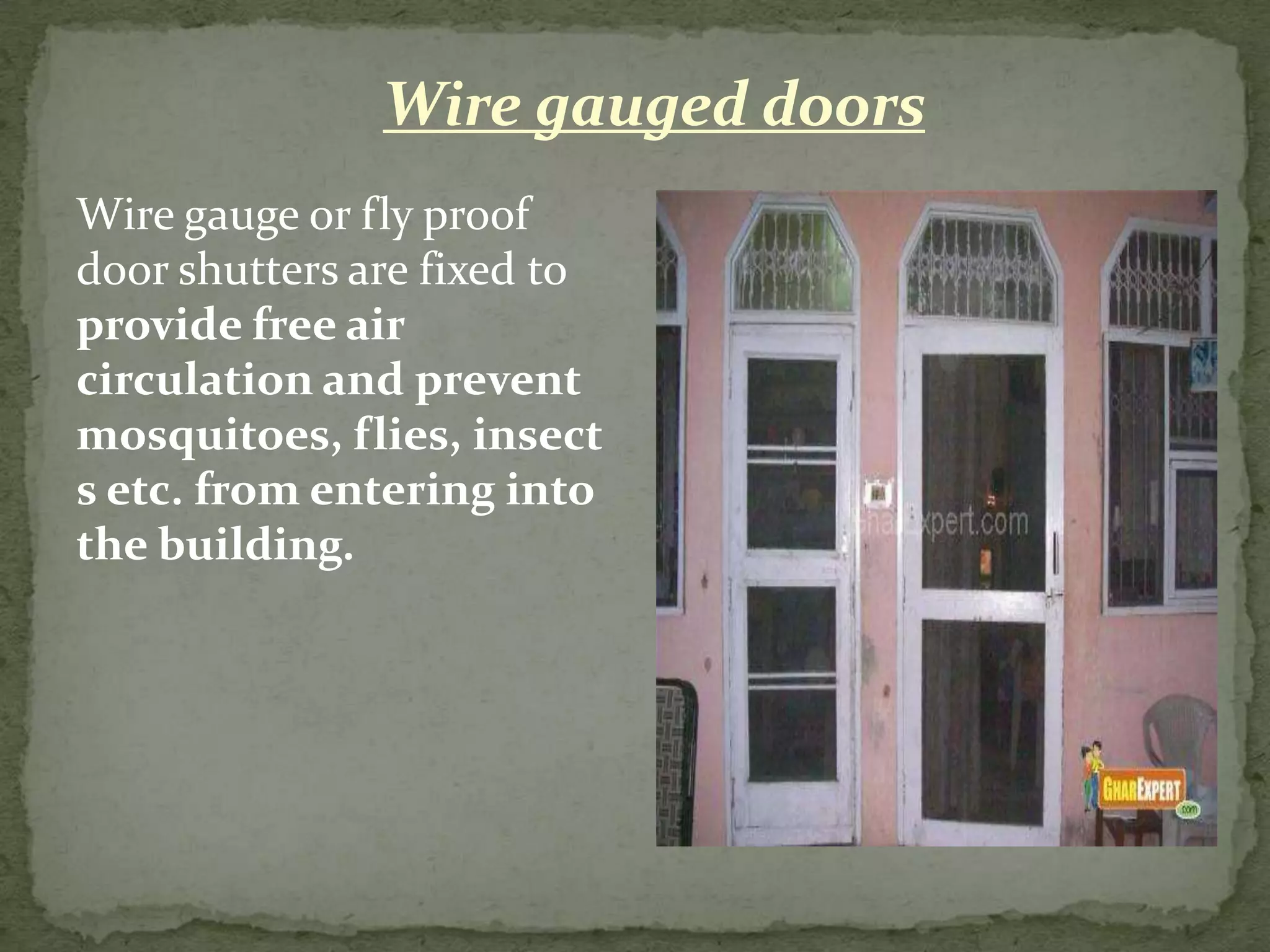 Doors & windows | PPTX