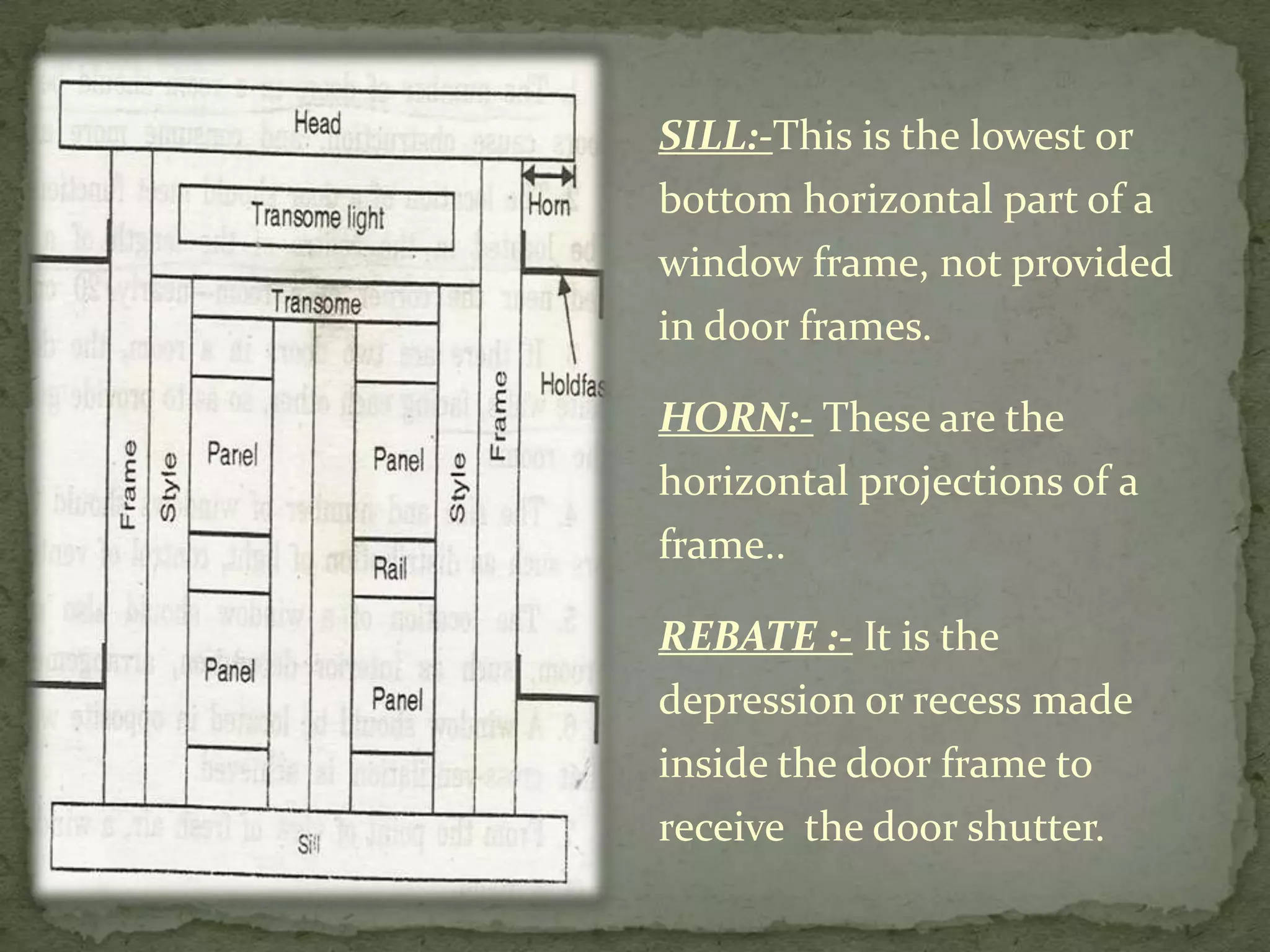 Doors & windows | PPTX