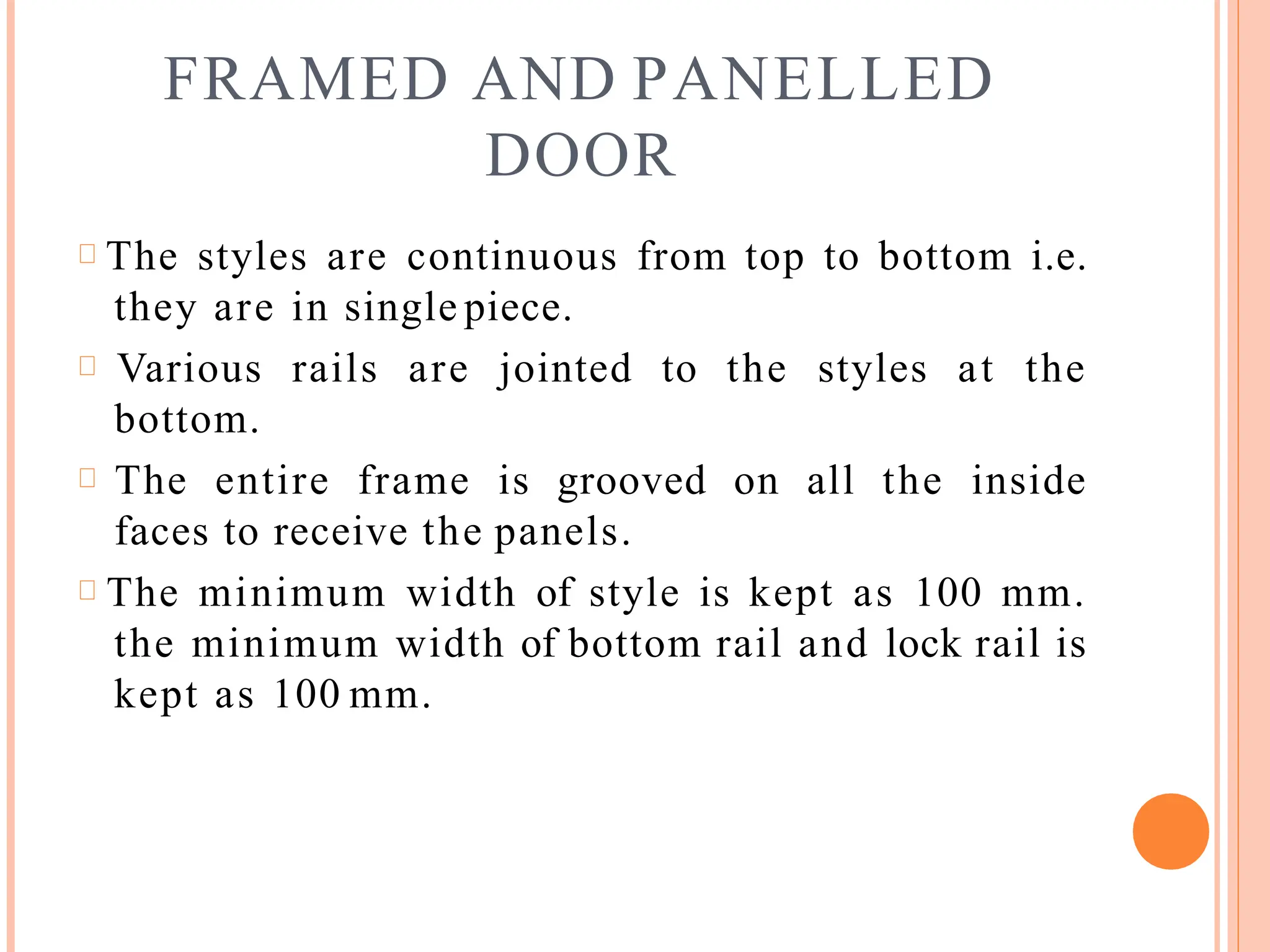 types and uses of Doors and windows in building construction | PPTX