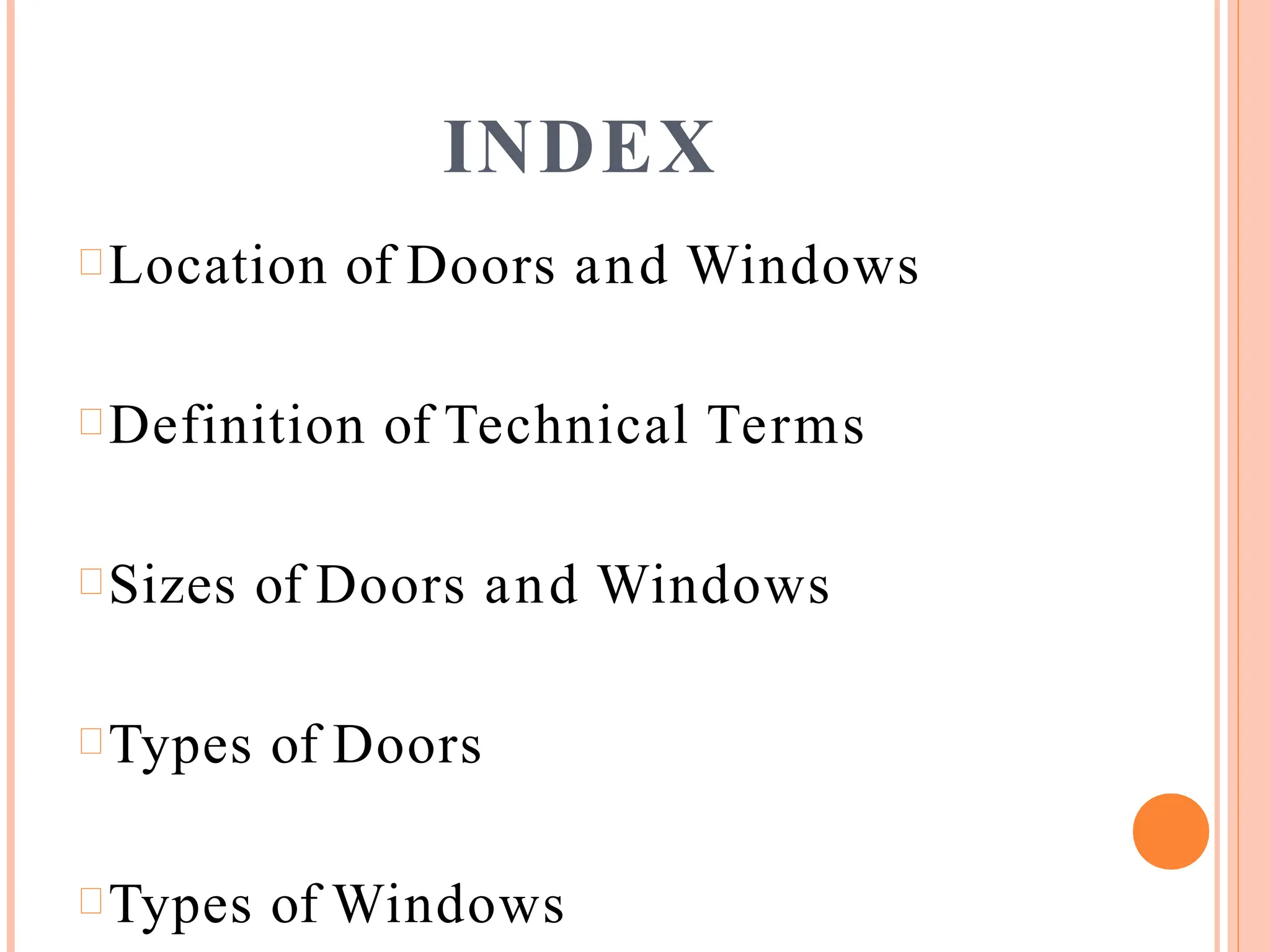 types and uses of Doors and windows in building construction | PPTX