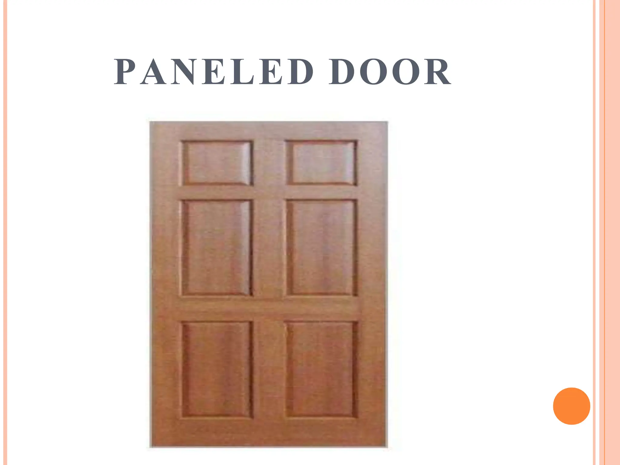 types and uses of Doors and windows in building construction | PPTX