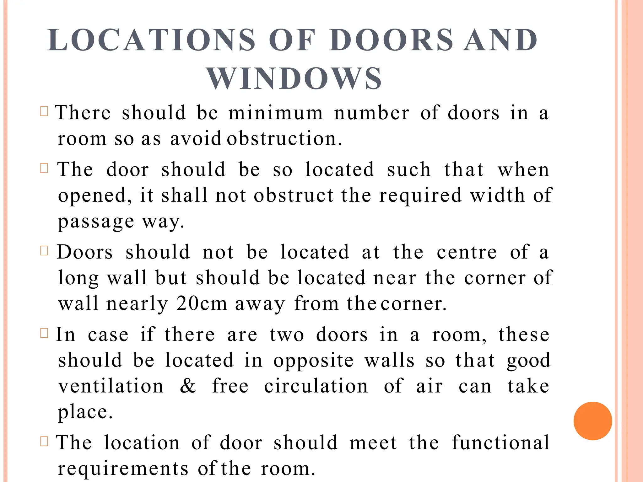 types and uses of Doors and windows in building construction | PPTX