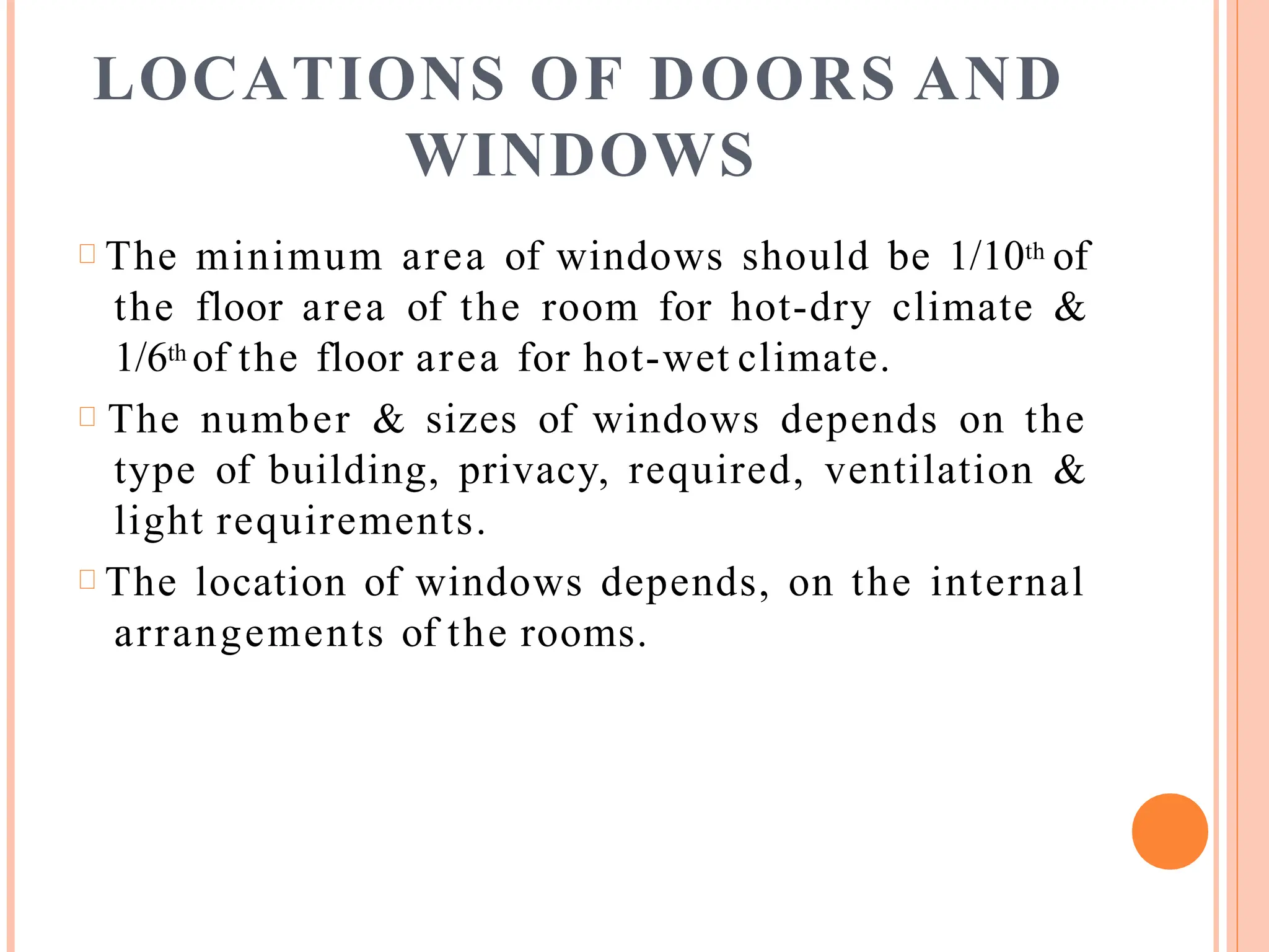 types and uses of Doors and windows in building construction | PPTX