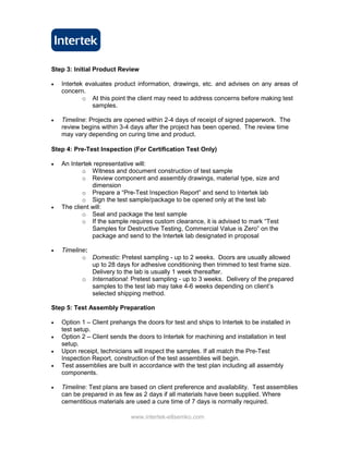 Door testing 10_steps | PDF