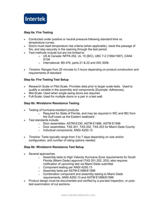 Door testing 10_steps | PDF