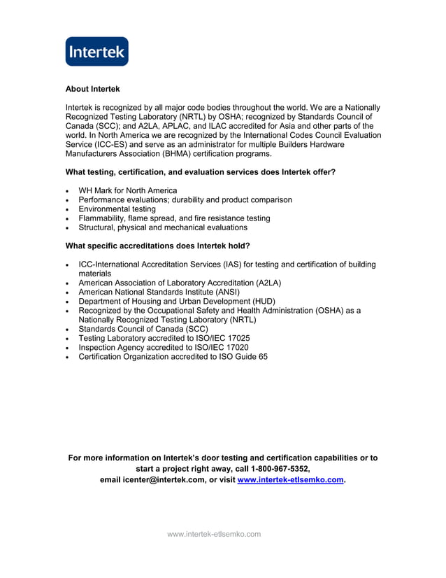 Door testing 10_steps | PDF | Logistics | Business