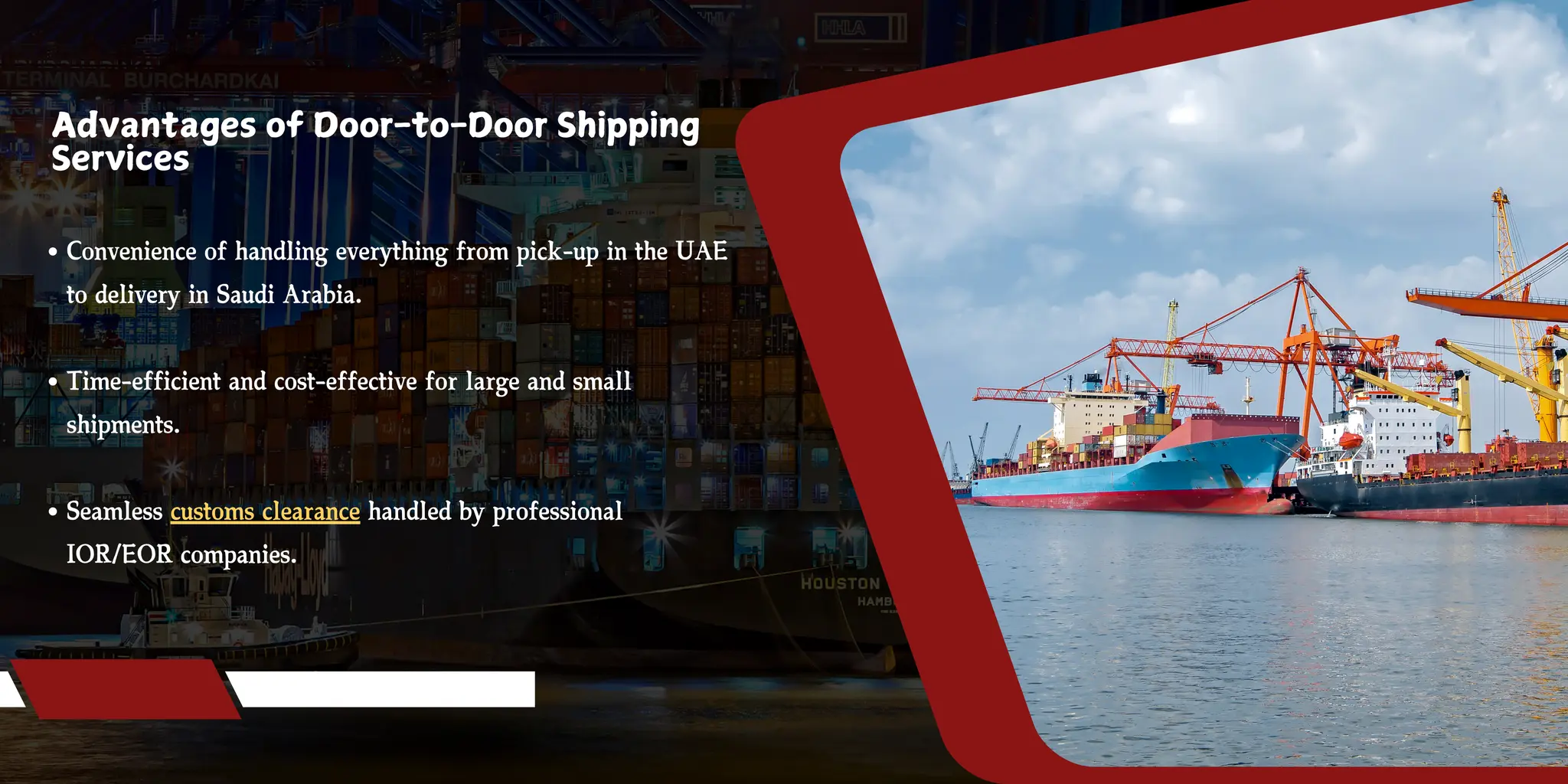 Door To Door Cargo Shipping to Saudi Arabia from Dubai. | PPT