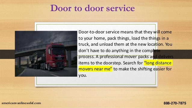 Door to door service | PPTX