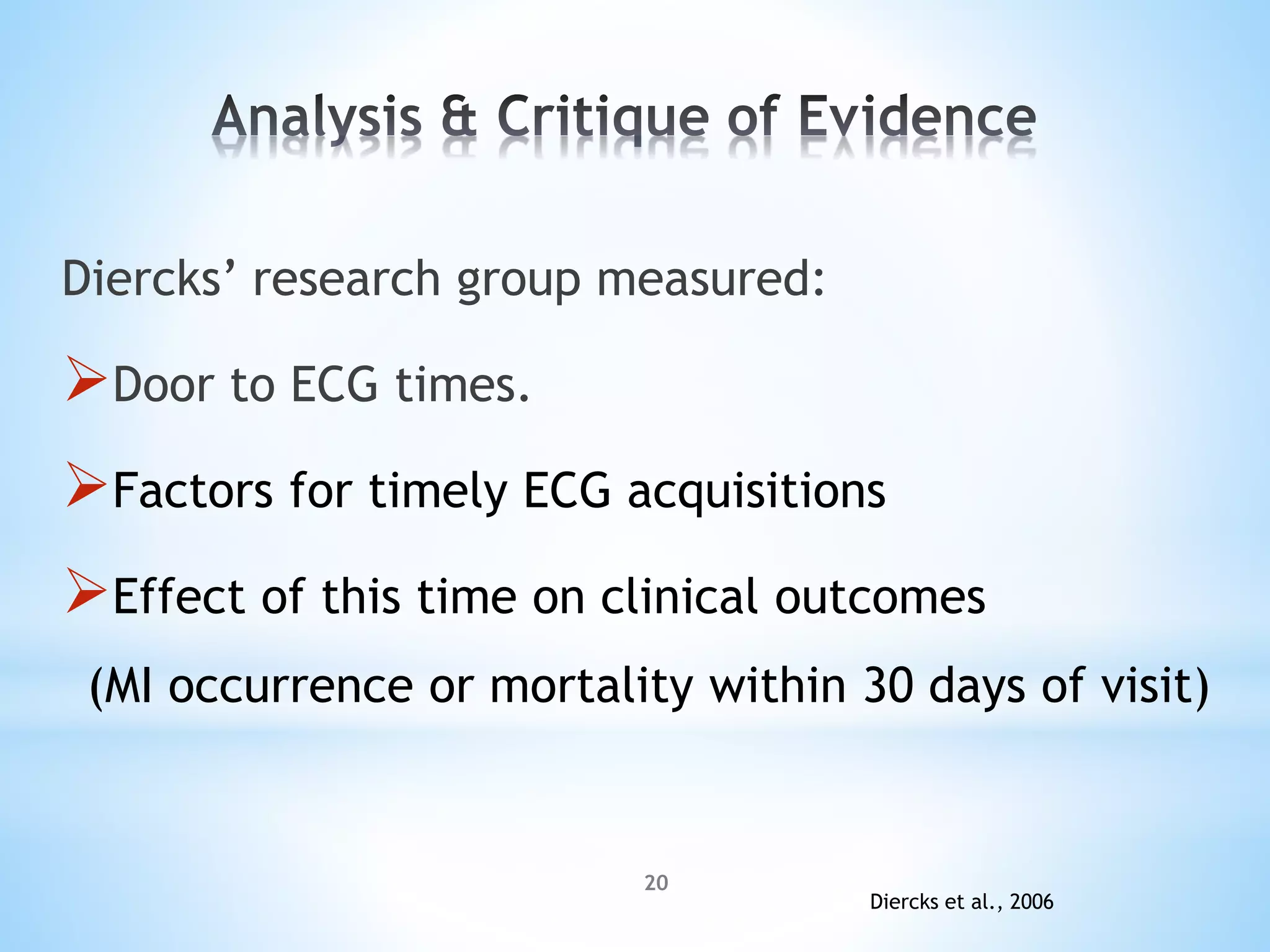 Door to ecg time copyrighted | PPTX