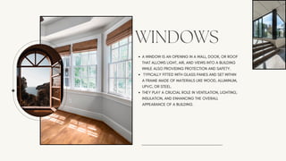 Doors and Windows ppt - Interior design 2024 | PDF