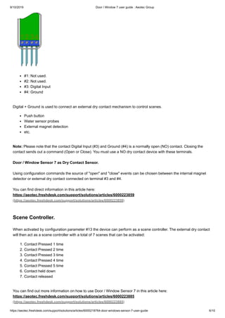 Aeotec Door and window sensor 7 User guide | PDF
