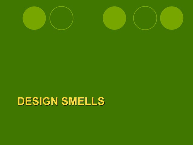 Designing Object Oriented Software - lecture slides 2013 | PPT Designing Object Oriented Software - lecture slides 2013 | PPT